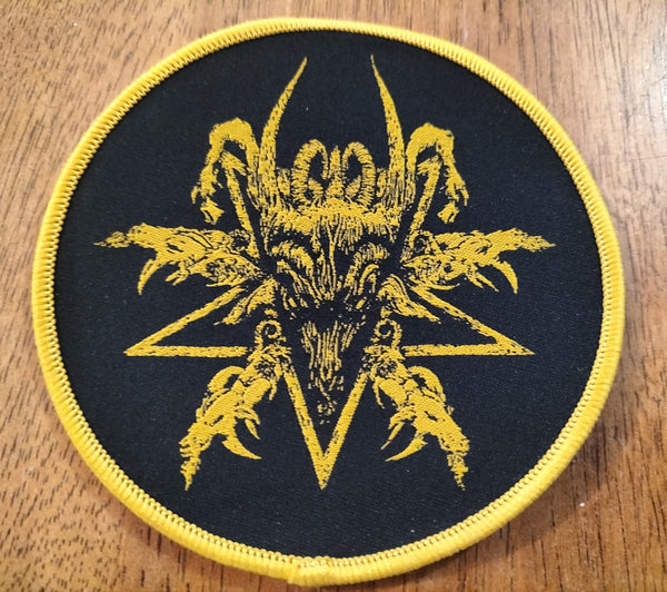IMPIETY - Skullfucking Armageddon CIRCLE PATCH / YELLOW THREAD ...