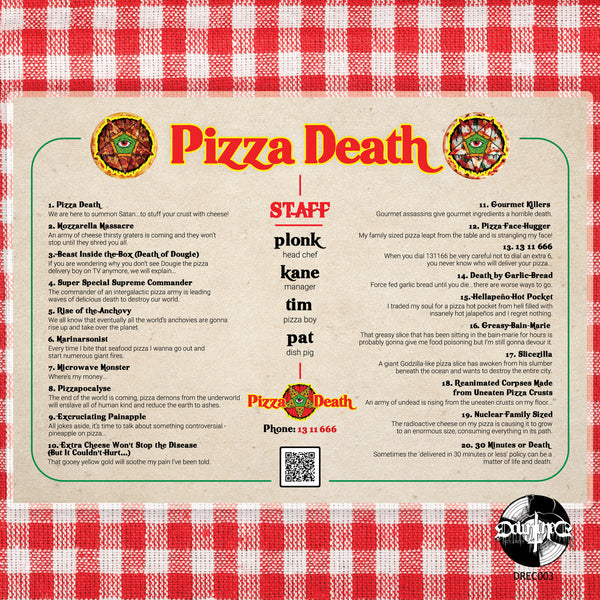 PIZZA DEATH (AUS) - Slice of Death LP (Reissue) – Centennial Conflict
